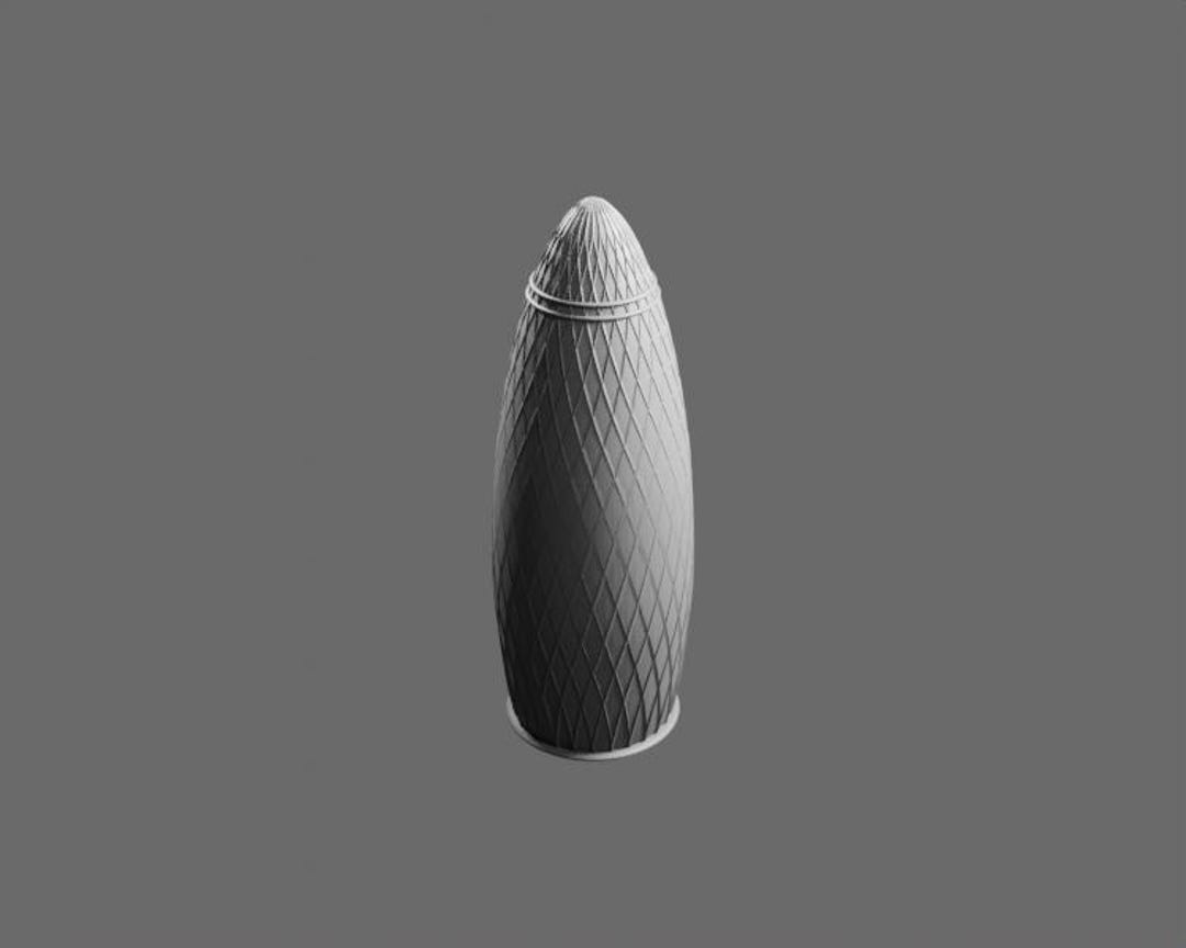 St Mary Axe STL File – the Gherkin London Skyscraper 3D Printable Model ...