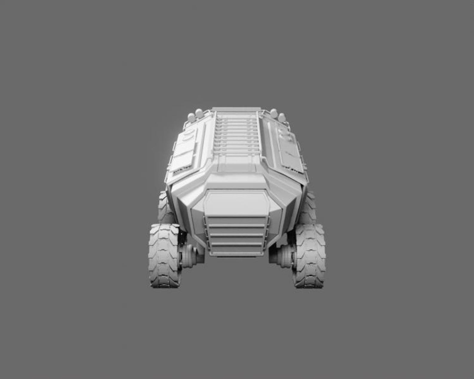Planetary Rover STL File – Futuristic Space Exploration Vehicle 3D ...