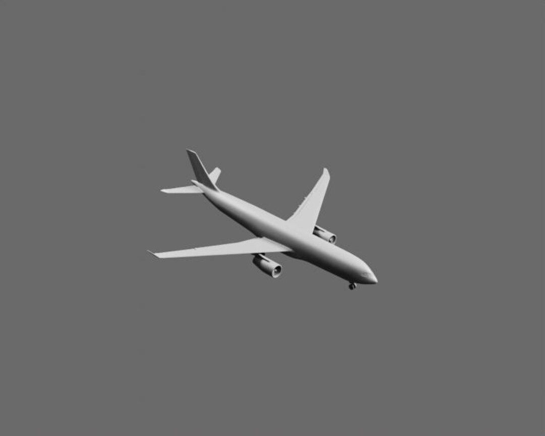 Airbus A330 STL File – Wide-body Commercial Jet 3D Printable Model ...