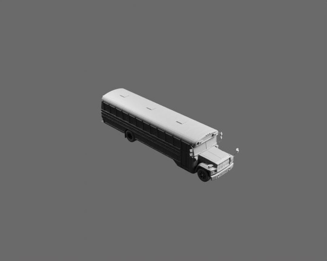 School Bus STL File – Classic American Yellow Bus 3D Printable Model - Etsy