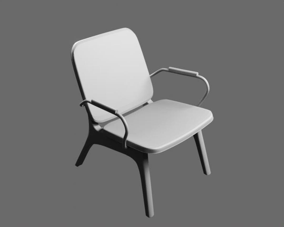 Baxter Thea Chair STL File – Elegant Contemporary Chair 3D Printable ...
