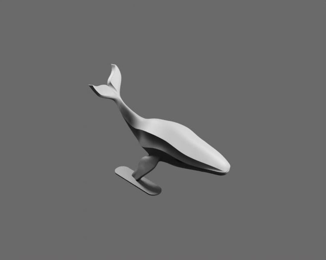 Whale STL File – Majestic Ocean Animal 3D Printable Model - Etsy