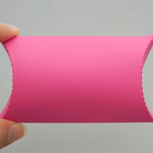 Hot Pink Gift Wrap Pillow Boxes, Package of 15, Pink Boxes, Hot Pink ...