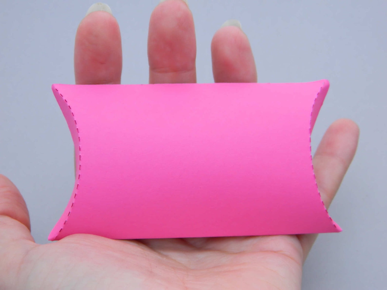 Hot Pink Gift Wrap Pillow Boxes, Package of 15, Pink Boxes, Hot Pink ...