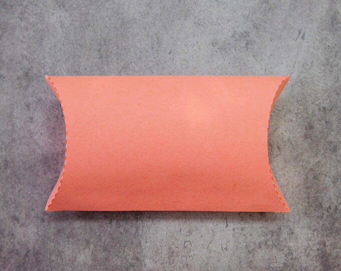 Coral Gift Wrap Pillow Box - Package of 3 - Coral, Peach, Apricot ...