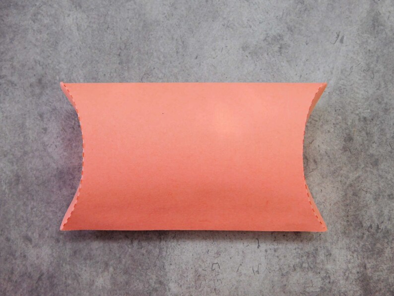 Coral Gift Wrap Pillow Box Package of 3 Coral, Peach, Apricot, Wedding ...