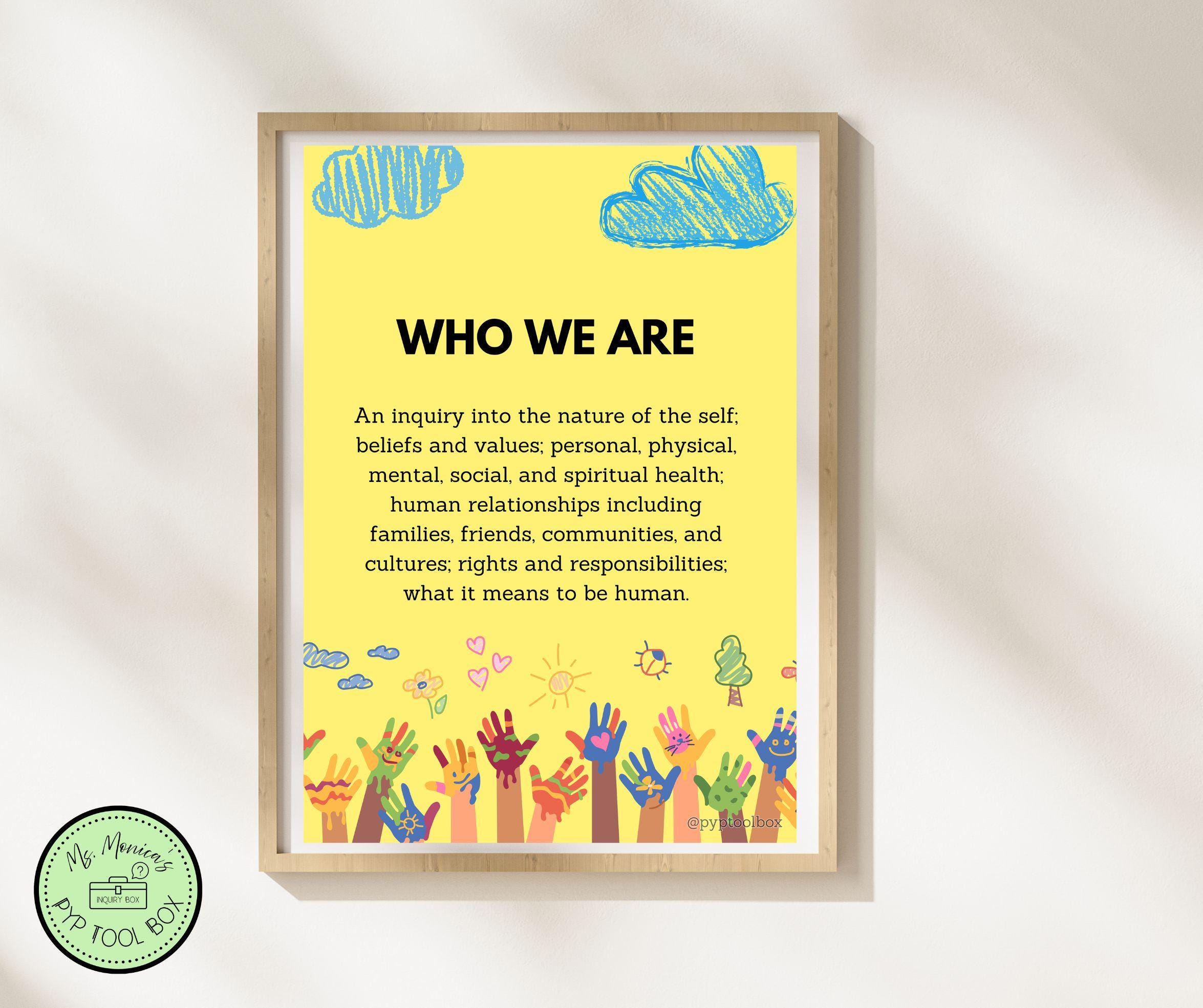 IB PYP Transdisciplinary Themes Poster – Colorful, Easy-to-read ...