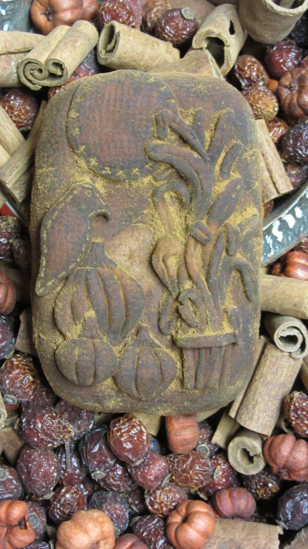 Primitive Harvest Soap Prim Soap Crow Pumpkins Sun Fall Glycerin Soap ...