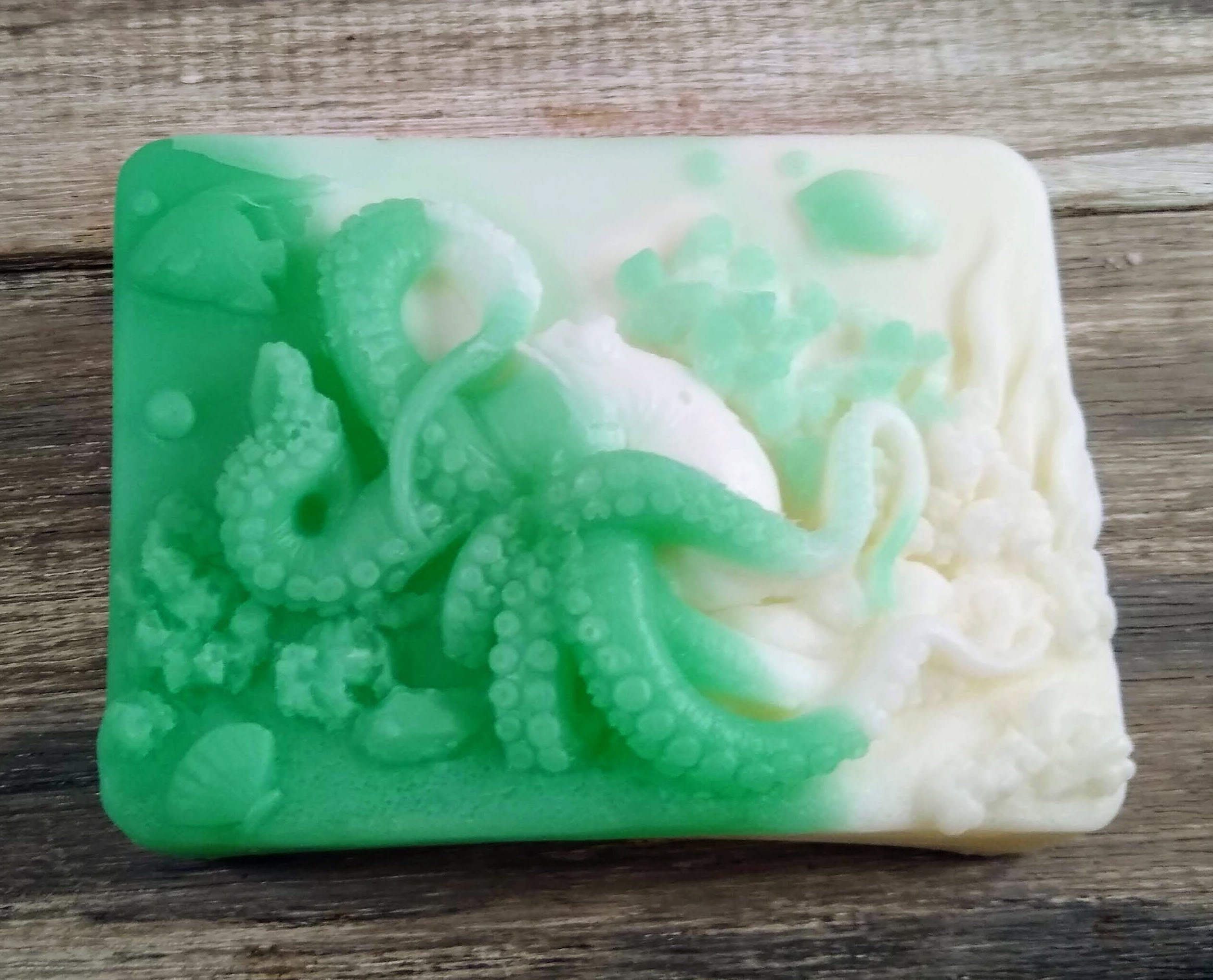 Octopus soap glycerin soap shea butter or goats milk glycerin | Etsy