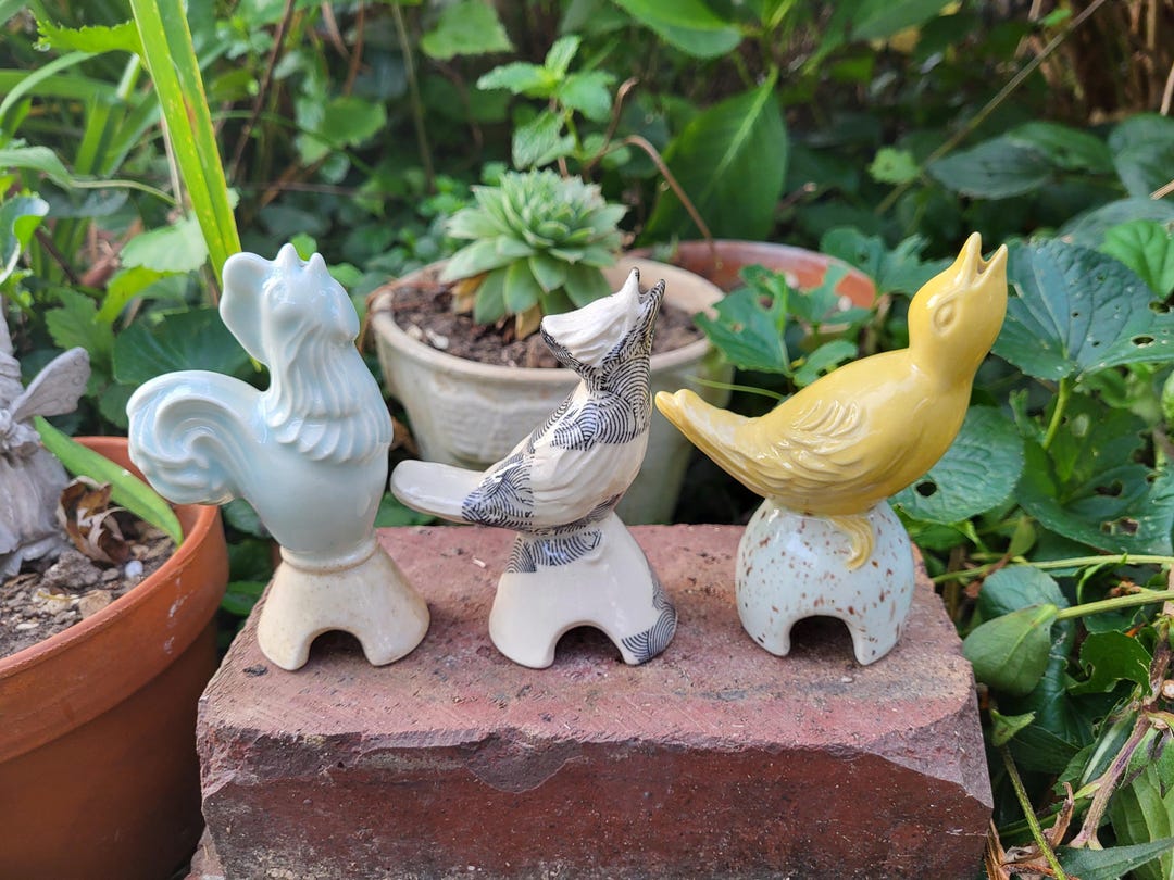 Pie Bird Ceramic Kiln Fired Stoneware Pie Bird Pie Birds Glazed and ...
