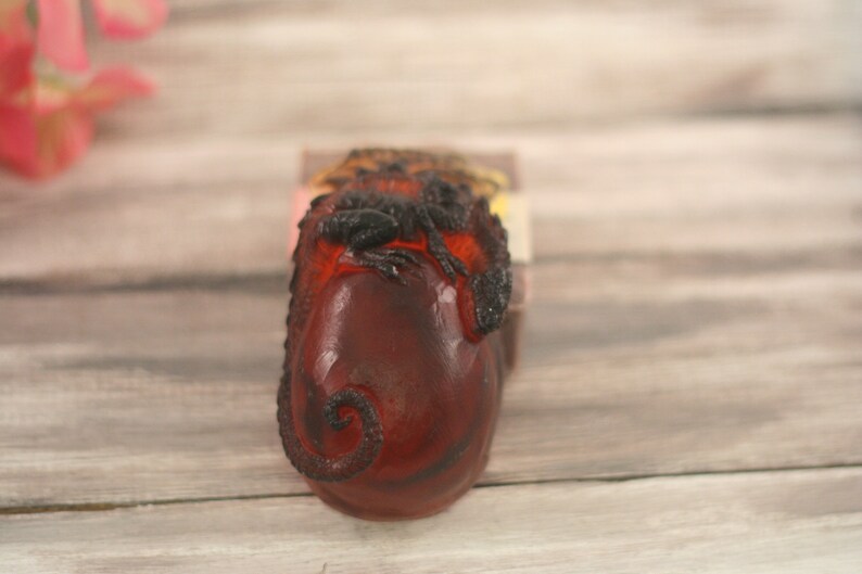 Dragon on egg soap glycerin soap decorative soap dragon lovers | Etsy