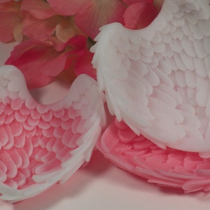 Angel Wings Soap Heart Wings Soap Valentine Feathers Baby Love Angels ...