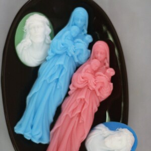 Religious Mary & Jesus Soap Set Glycerin Soap Decorative Soap Religion ...
