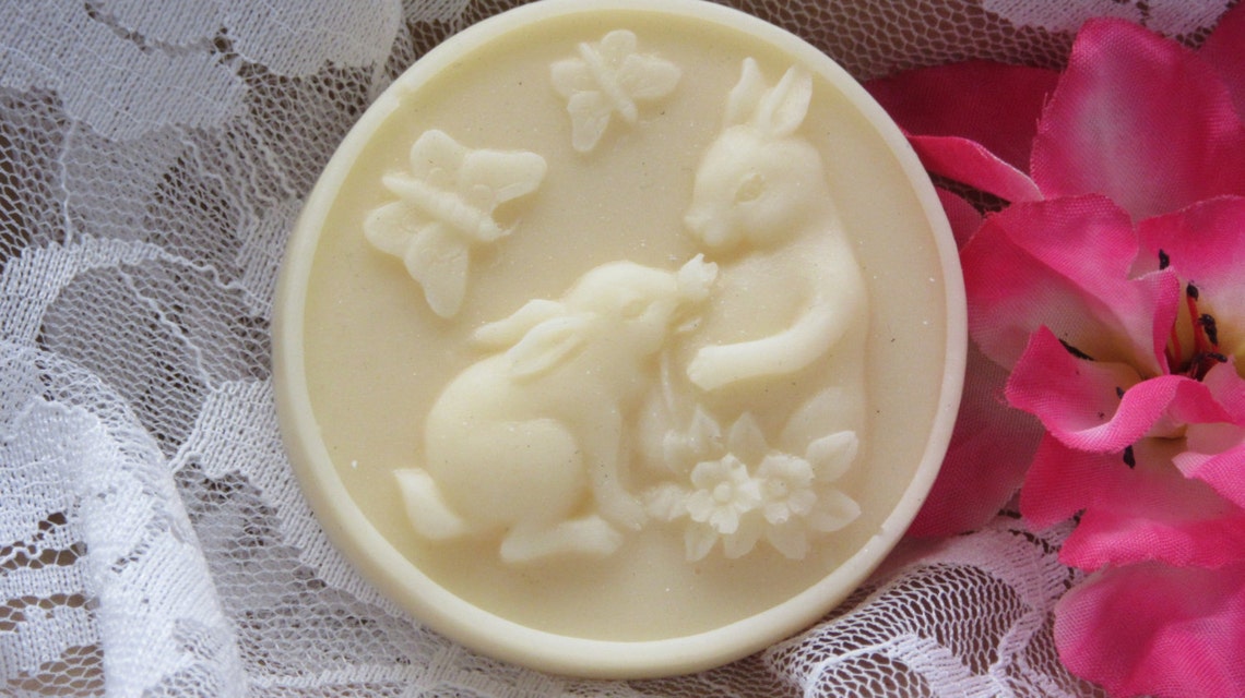 Oh so Sweet Bunny & Butterflies Soap Easter Soap Decorative - Etsy