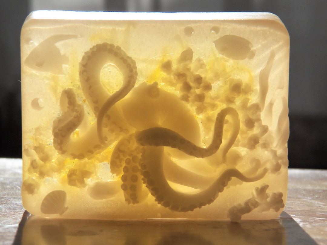 Gorgeous Octopus Calendula Honey Soap Sea Soap Under the Sea Ocean Life ...