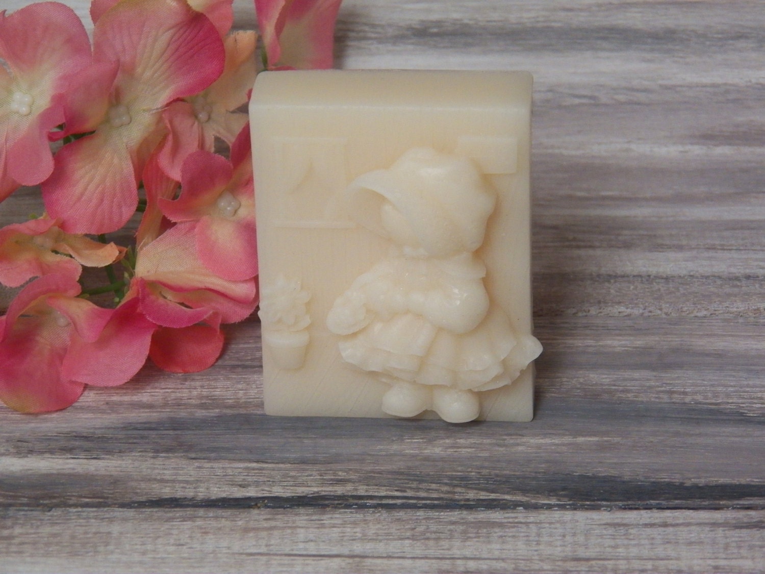 Rag doll soap lovely little girl bonnet farm house dress | Etsy