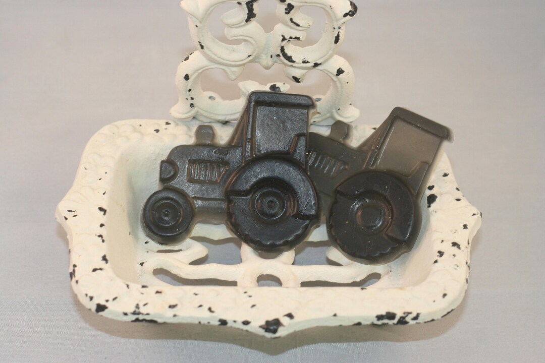 Tractor Soap Glycerin Soap Set of 4 Tractor Boys Dad Handmade Farmhouse ...