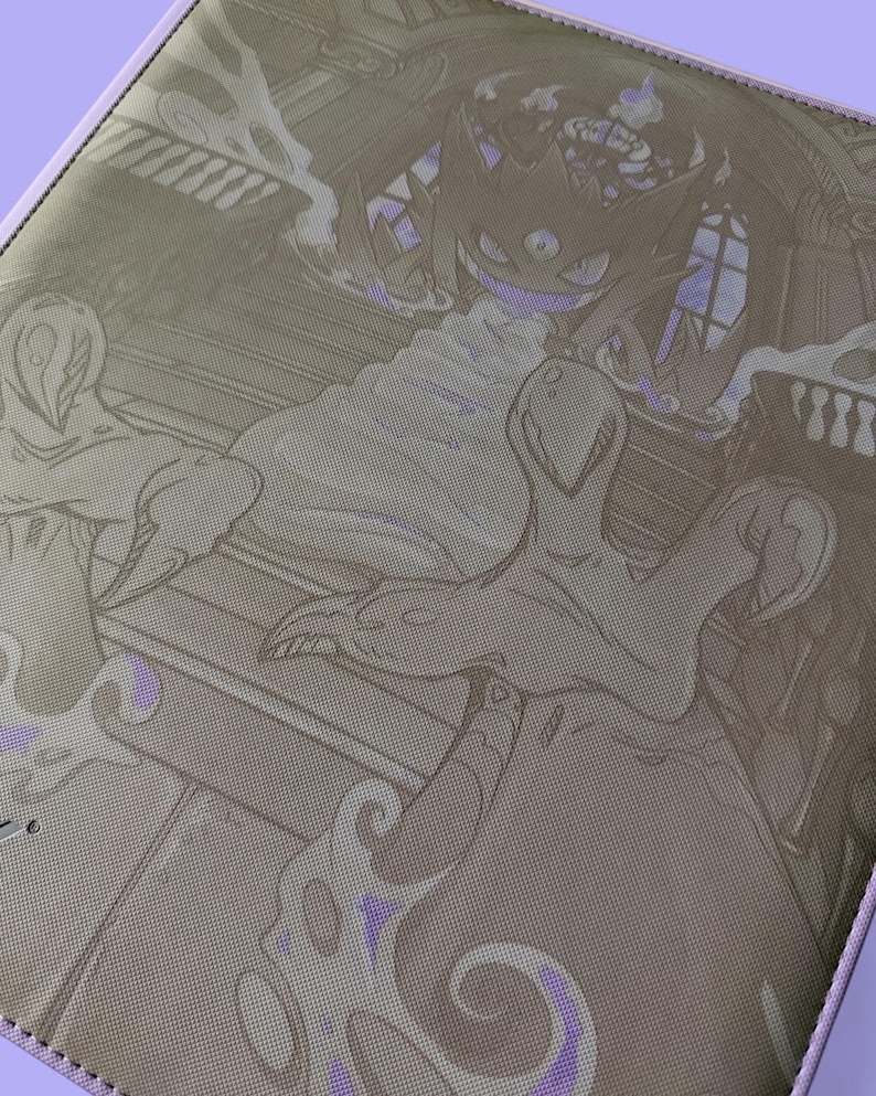 Mega Gengar Custom Made -vault X 12 Pocket Binder - Just Purple - Laser ...