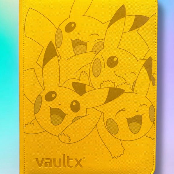 Pikachu Binder Custom - Etsy UK