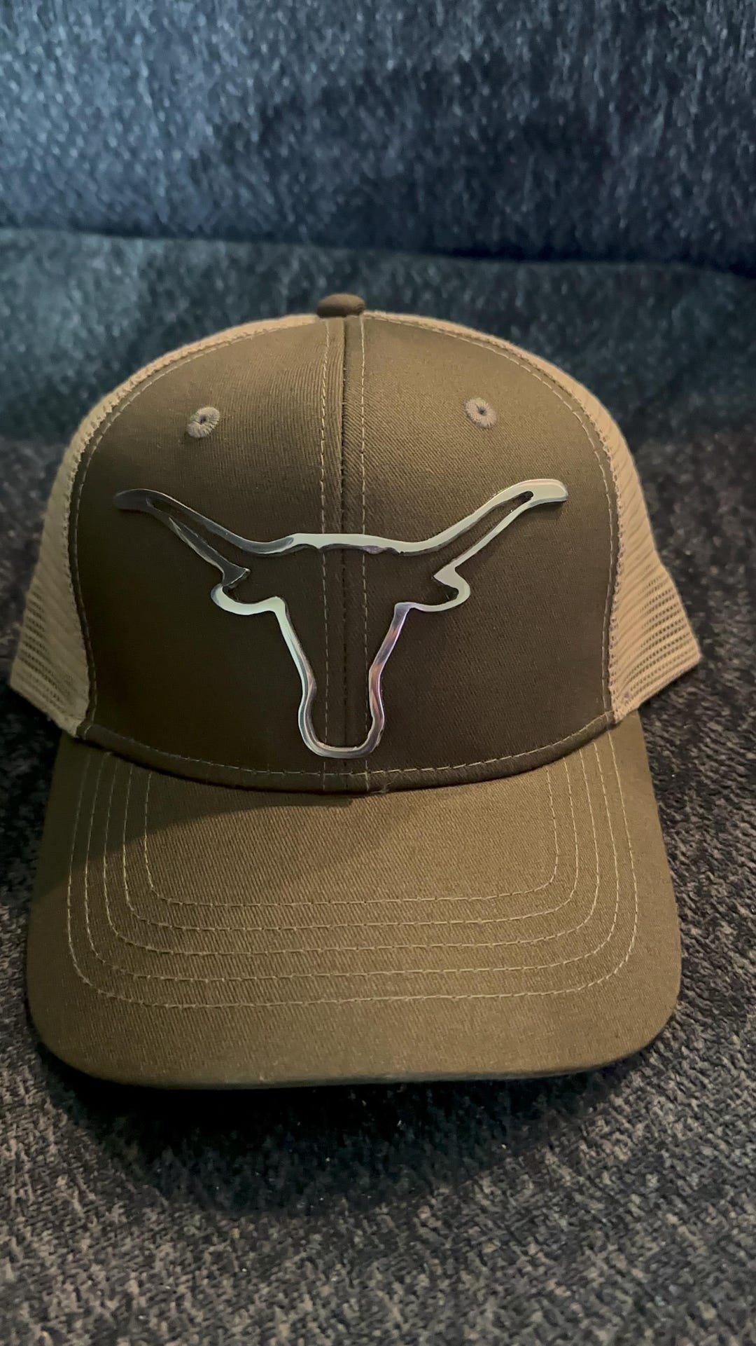 Longhorn Stainless Steel Snapback Cap - Etsy