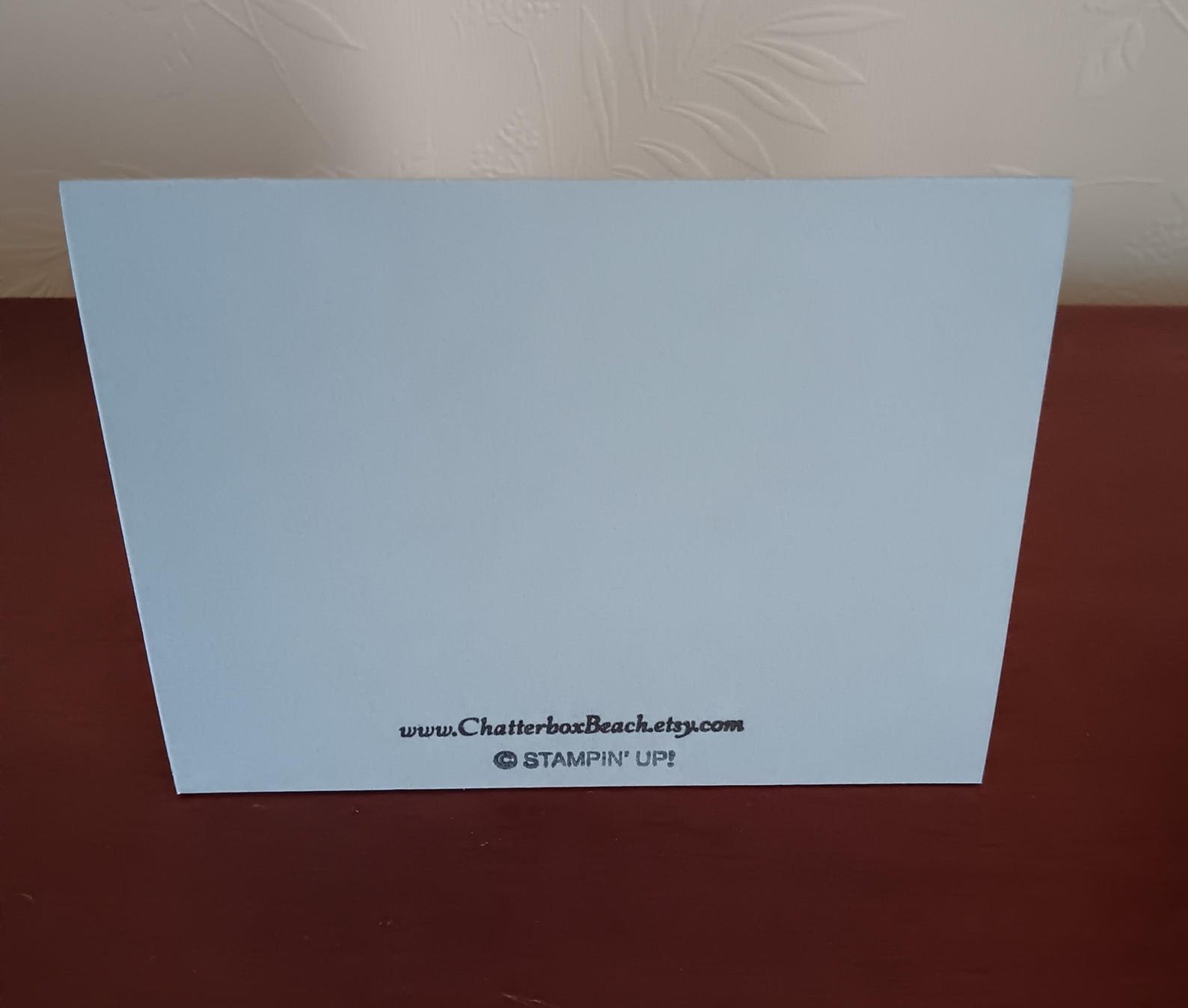 Mini Desk Calendar Card With Envelope, Blue and White Floral - Etsy