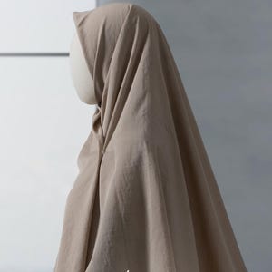 Modest Large Square Hijab, Flowy Lightweight Veil, Muslim Head Cover ...