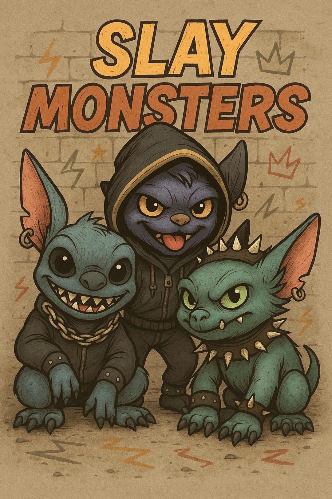 SLAY Monsters Coloring Book | Urban Street-style Monster Characters ...