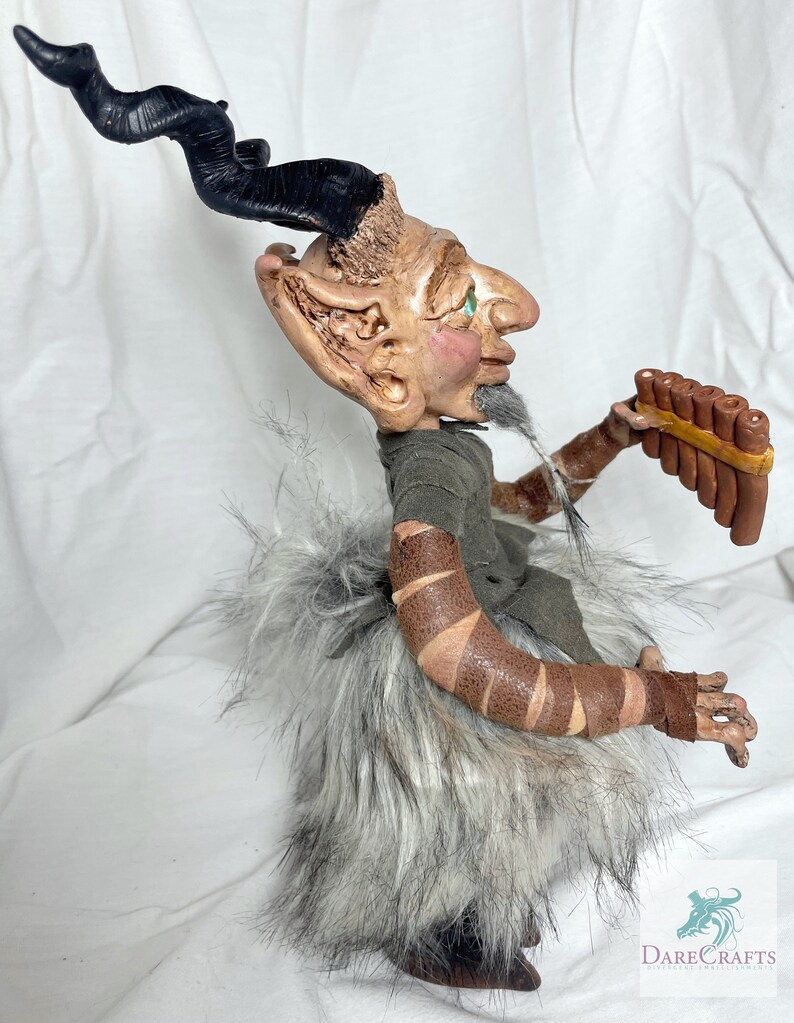 Saytr, Faun, Pan, Saytr Art Doll, Fae Folk,ooak Art Doll, Goat Man ...