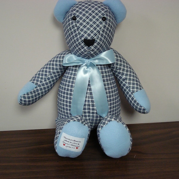 Keepsake Memory Bear - Etsy