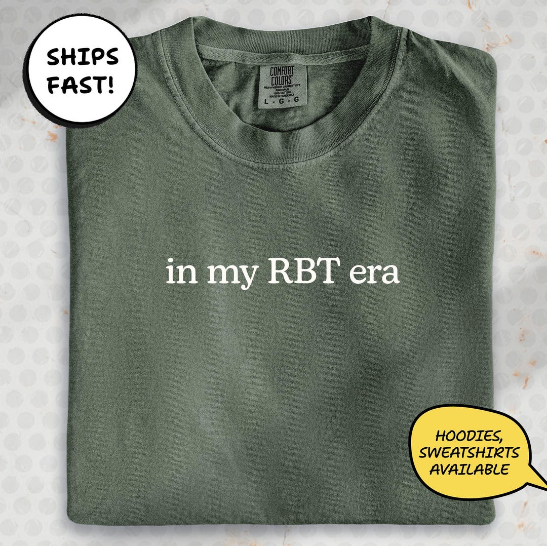 Funny RBT Era Shirt: Behavioral Therapist Graphic Tee or Appreciation ...