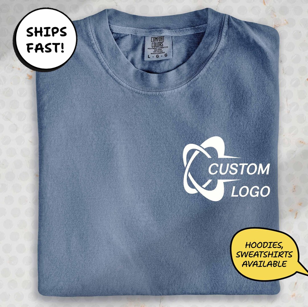 Custom Staff Uniform Shirt: Pocket Logo or Team Event Tee for Business ...