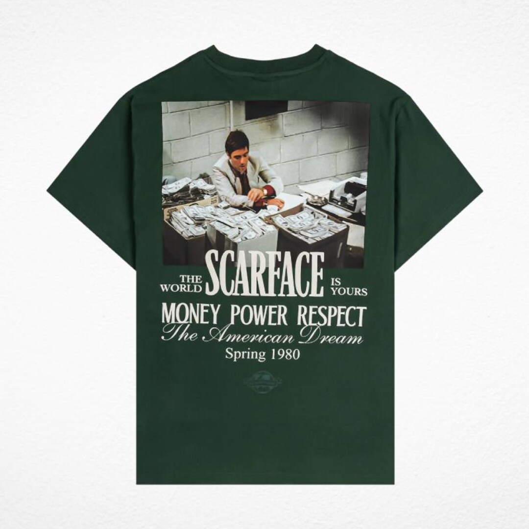 Scarface Respect Short Sleeve Green Shirt - Etsy