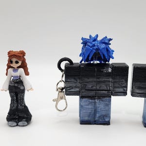 Custom Roblox Avatar Character Keychain and Mini Figure - Etsy
