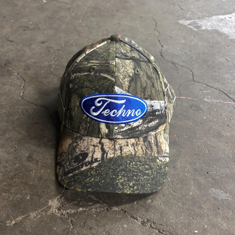 Techno Ford Style Logo Camo Hat - Etsy