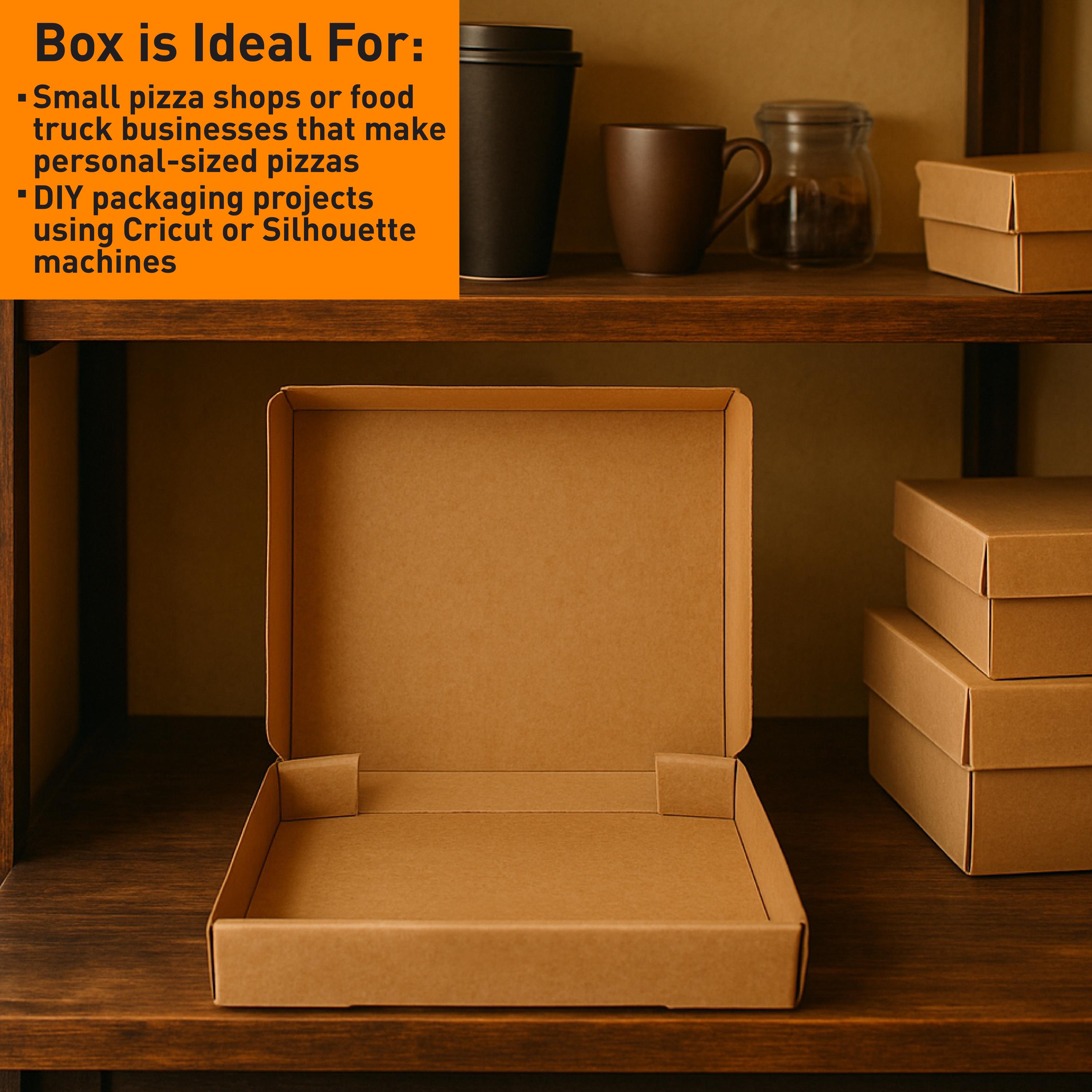 Pizza Box Dieline Template – 9.8x9.8x2 Inch, SVG, PDF, AI (digital ...