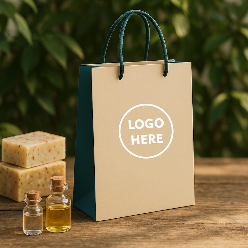 Printable Gift Bag Dieline Template | Candle Packaging SVG PDF (12x6x18 ...