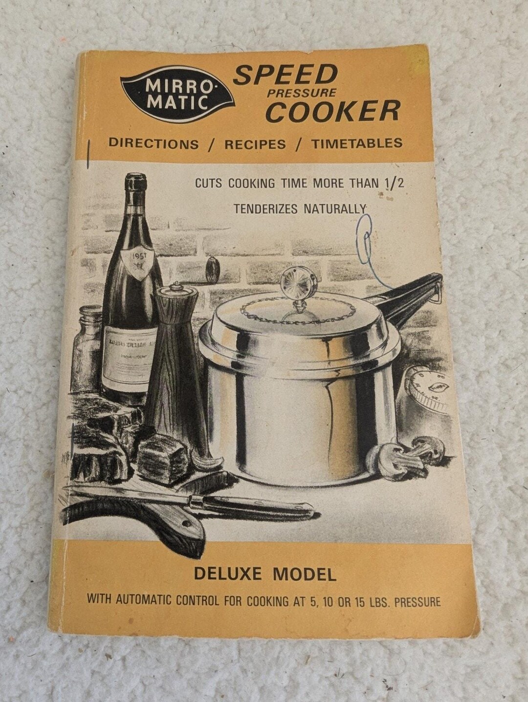 1972 Mirro Matic Pressure Cooker Instruction Manual Cookbook 1st ...