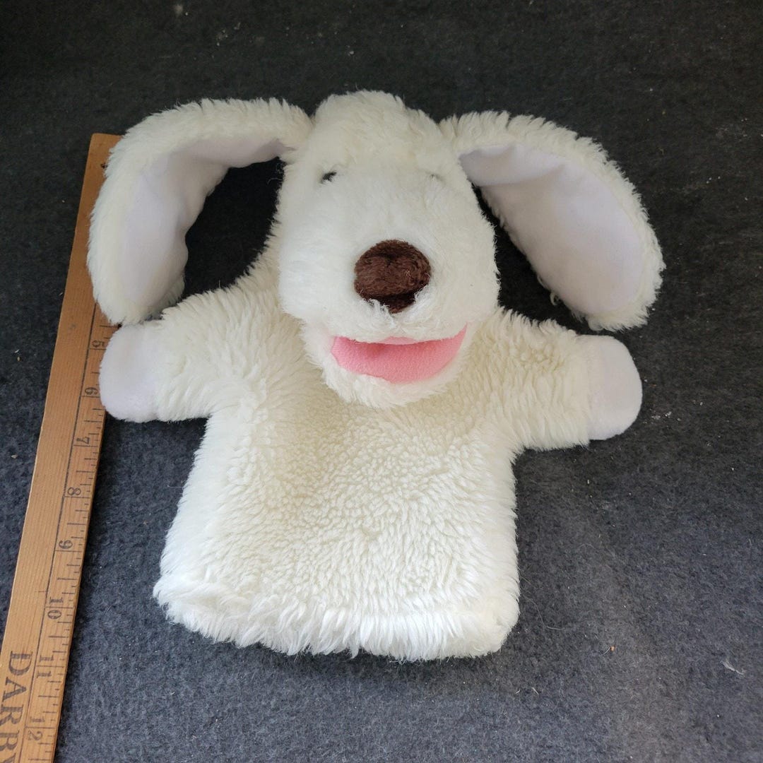 VTG Fuzzy Puppy Dog Realistic Applause 1974 Hand Puppet, Korea 10 ...