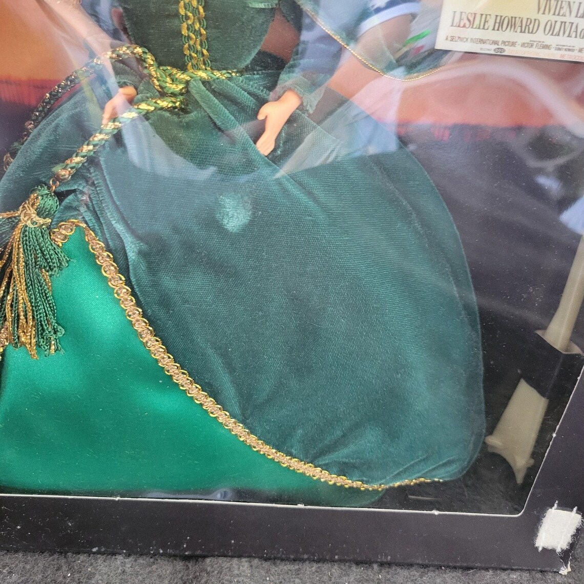 Mattel Hollywood Legends Gone With the Wind Barbie in Green Drapery ...
