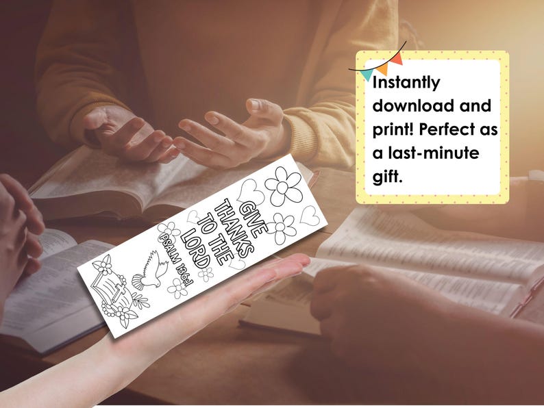 Bible Verse Coloring Bookmarks: Christian Kids Activity (digital ...