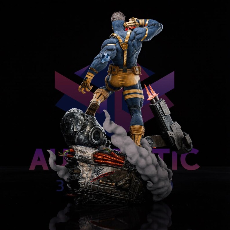 Cyclops Optic Blast Pose Inspired X-men | Superhero 3D Print STL File ...