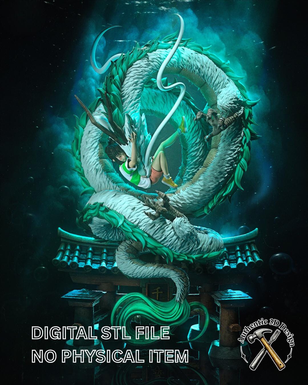 Figura anime ispirata a Chihiro e Haku Dragon Spirit Duo / Spirited ...