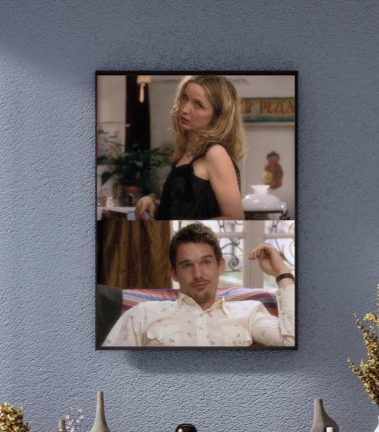 Before Sunset Movie Poster - Before Sunrise - Jesse and Celine -before ...