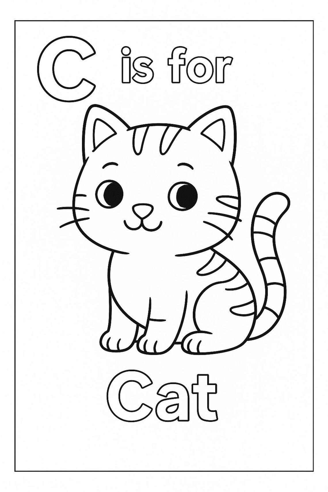 A-Z Animal Alphabet Colouring Book | ABC Coloring Pages for Kids ...