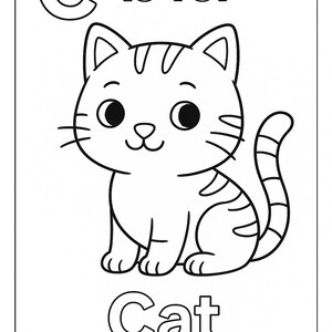 A-Z Animal Alphabet Colouring Book | ABC Coloring Pages for Kids ...