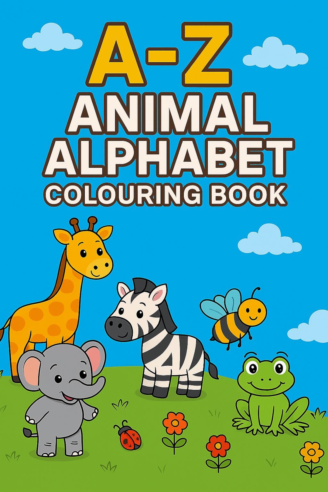 A-Z Animal Alphabet Colouring Book | ABC Coloring Pages for Kids ...