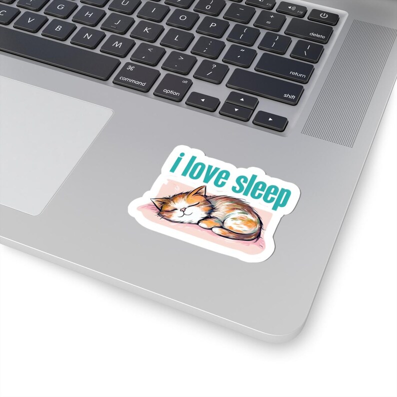 Cat Nap Stickers - Cute Fun Decals for Laptop, Water Bottle, Phone ...