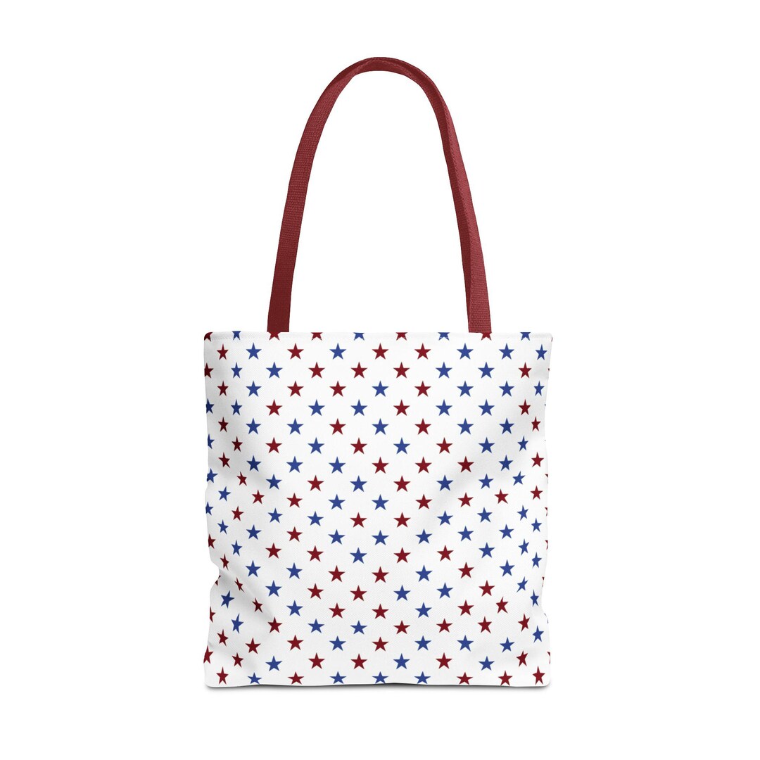 Us Star Spangled Style Tote Bag - Etsy