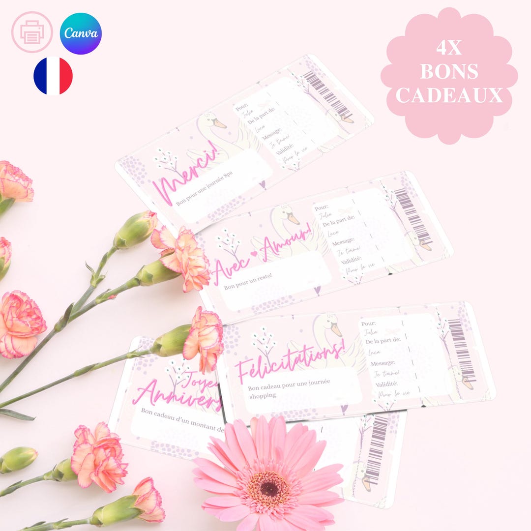 Personalized Gift Voucher Template Happy Birthday, Congratulations ...