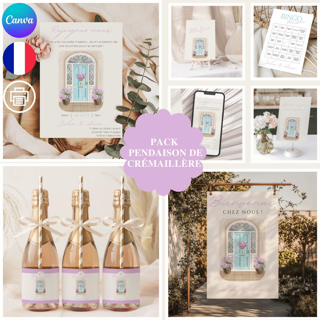 Complete Housewarming Kit, A5 Invitation, Welcome to Our Home, Activity ...